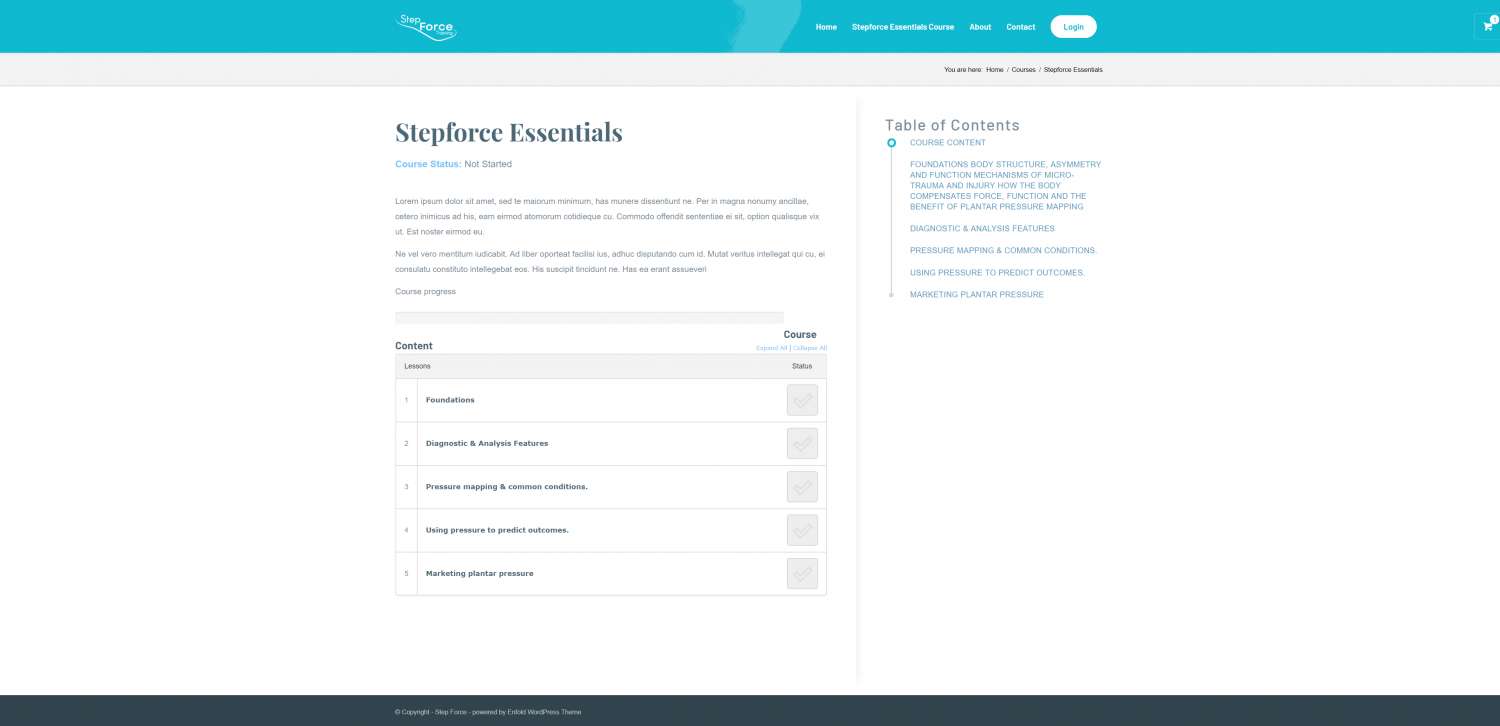 Step Force Essentials - diagnosis of foot dysfunction using plantar ...